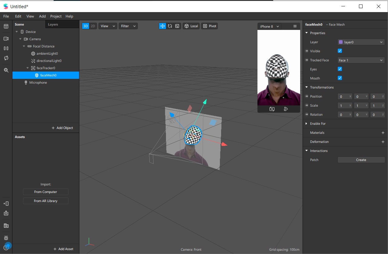 How to make an Instagram AR Filter using Spark AR Studio - Infusory